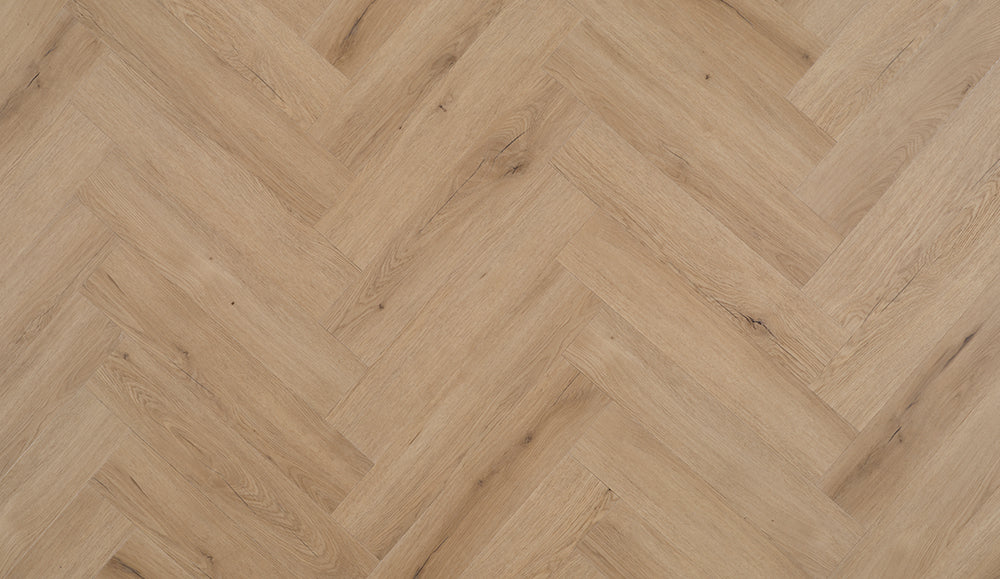Mantaro Hay | PVC Klik Visgraatvloer 5,5+1 mm met Ondervloer | Luxe Ho